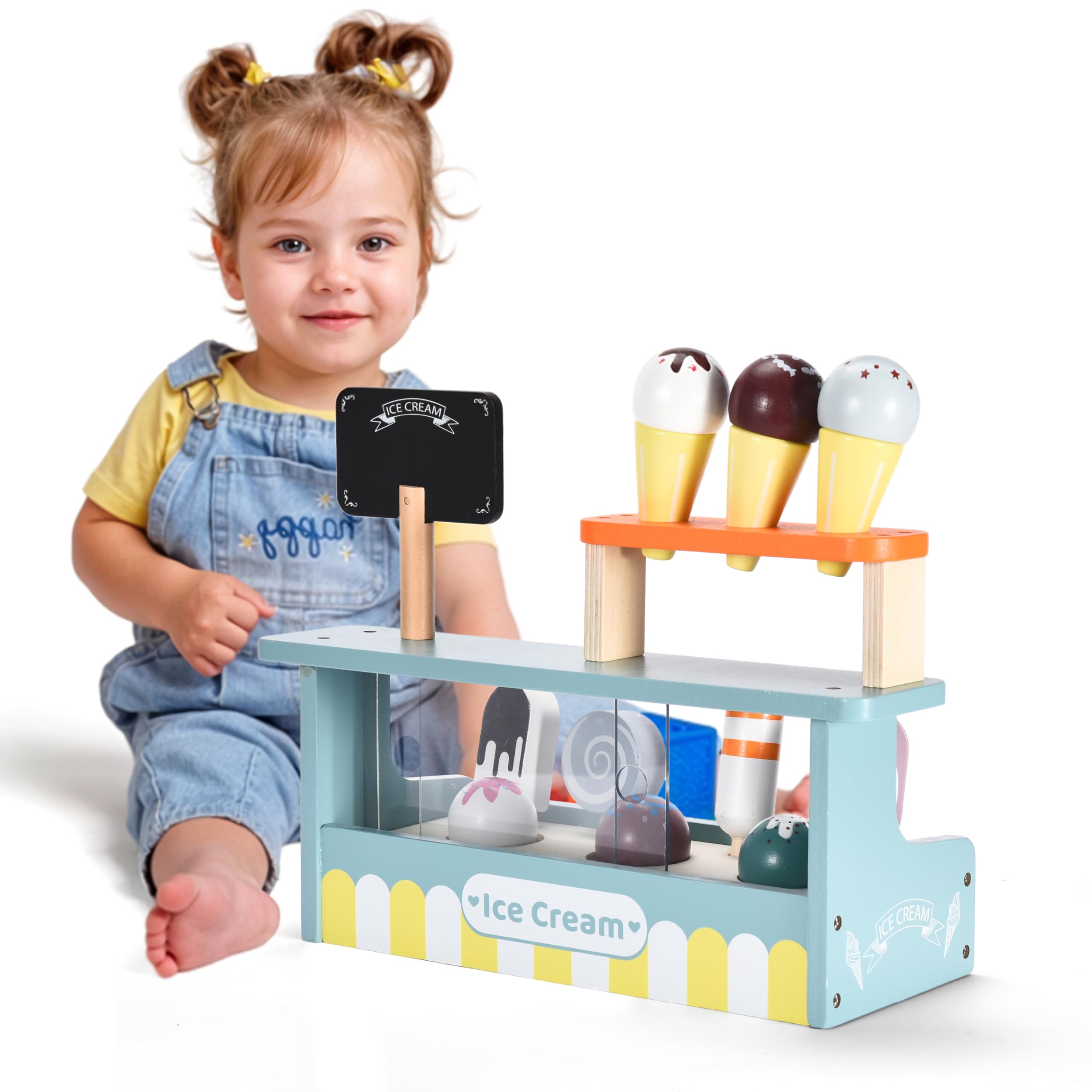Childlike Behavior Ice Ceam Toy - Kids Ice Cream Playset - Multi Color ...