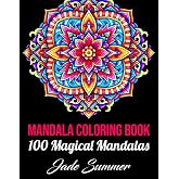 Amazon.com: 100 Black Mandalas: Adult coloring book with black ...