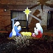 Amazon.com: Outdoor Nativity Store Holy Family Outdoor Nativity Set ...