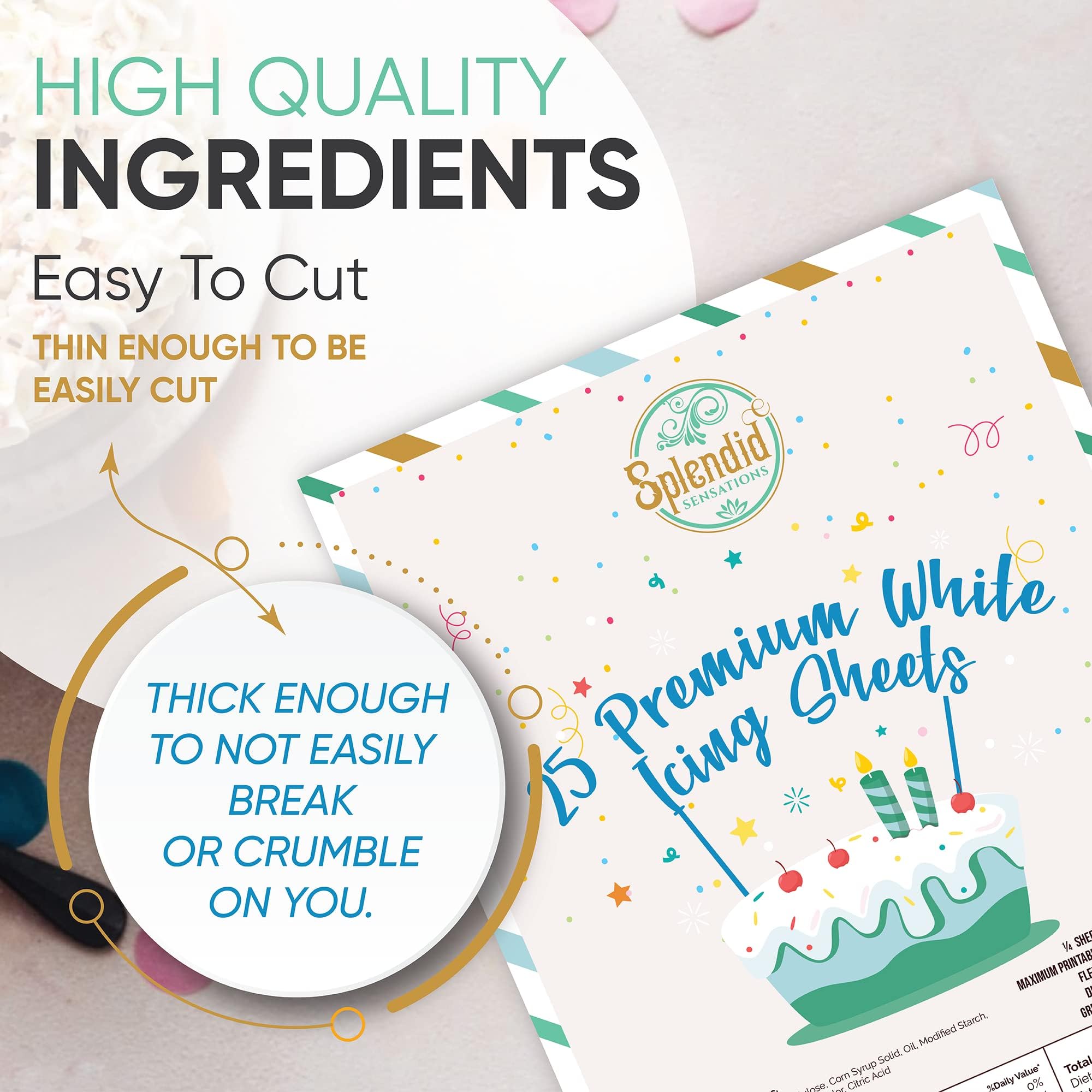 Mua Splendid Sensations - 25 Count Edible Paper, Sugar Paper, Wafer ...