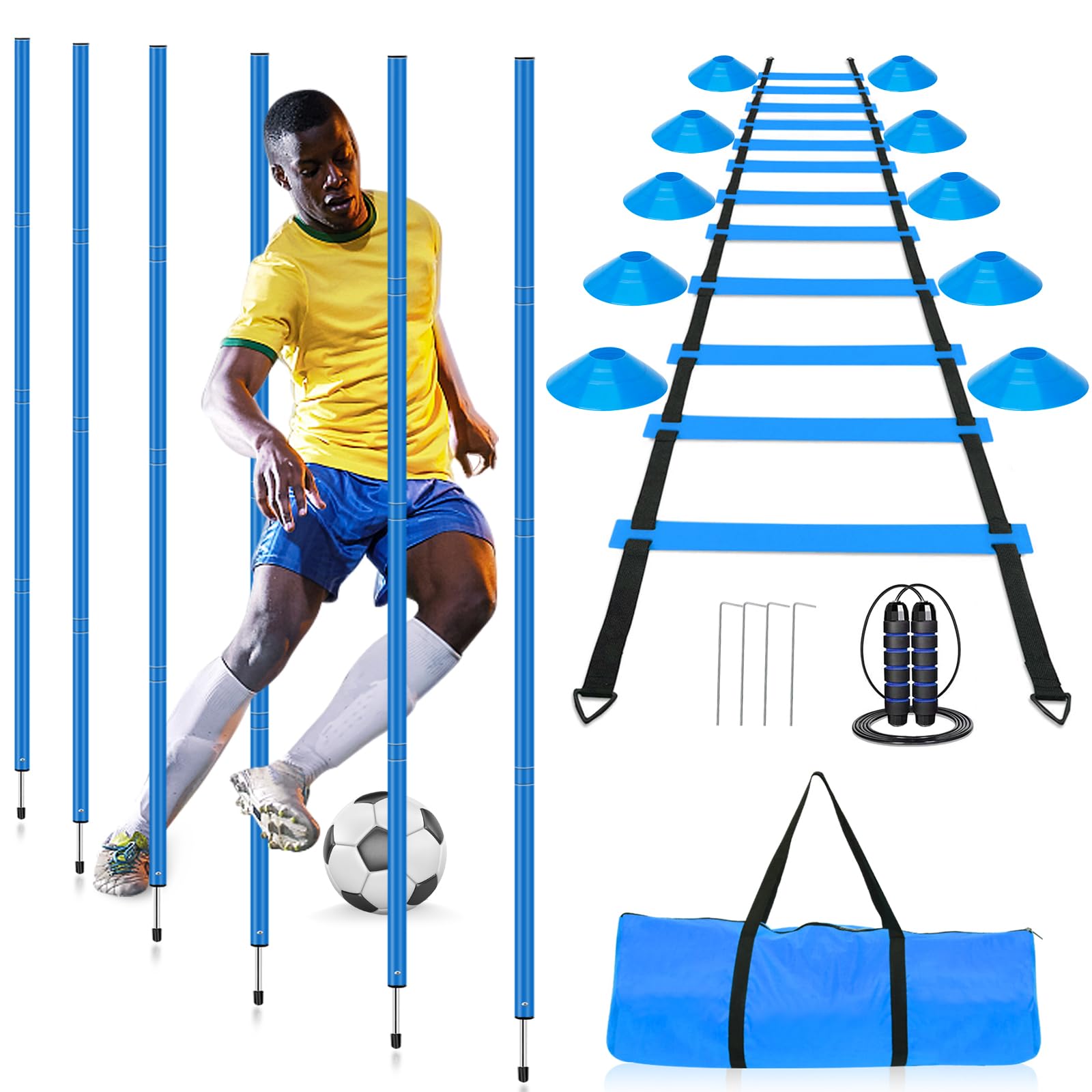Mua HOTOOLME Agility Training Poles Equipment Soccer Training Equipment ...