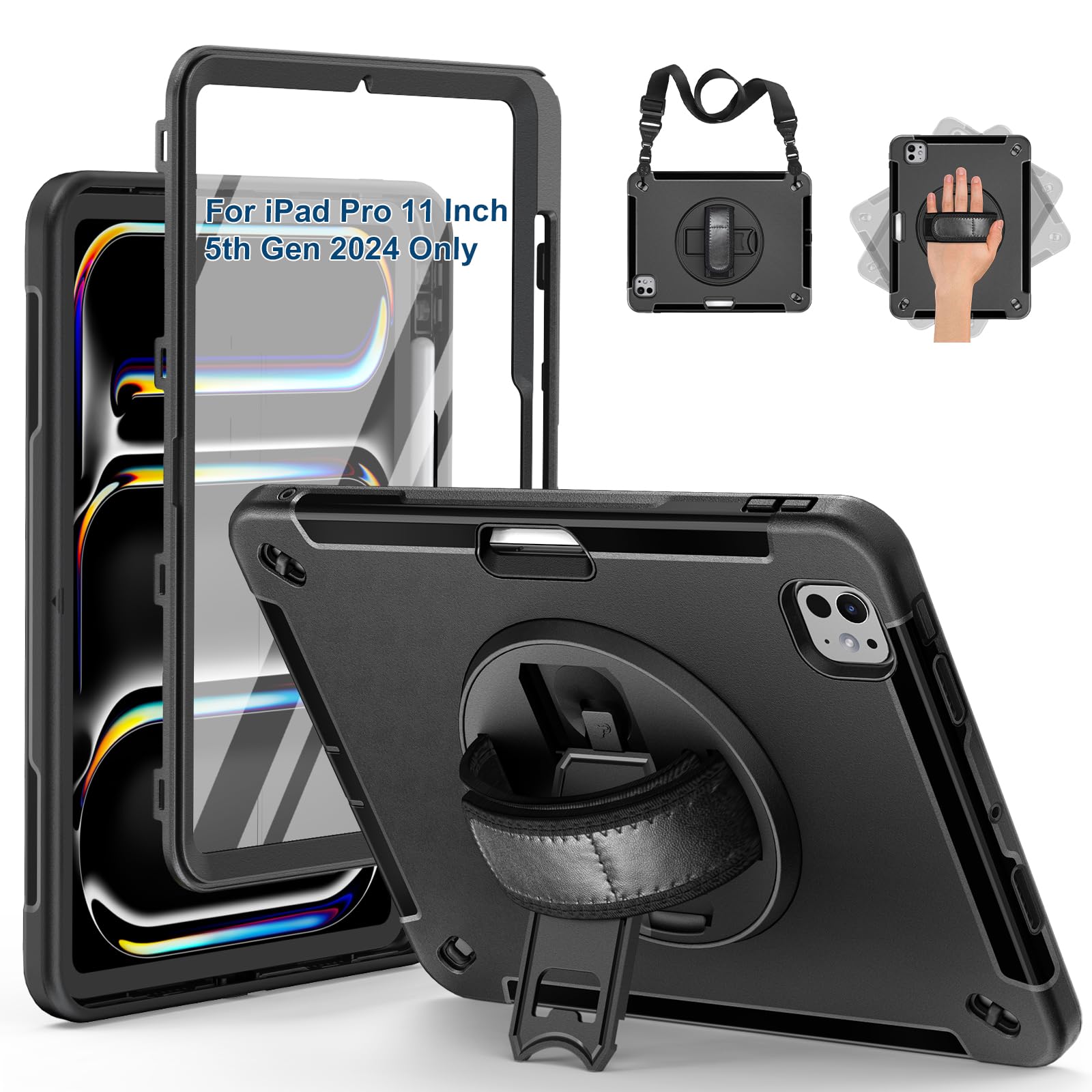 SUPFIVES Case for iPad Pro 11 Inch 2024 (5th Gen), with Screen ...