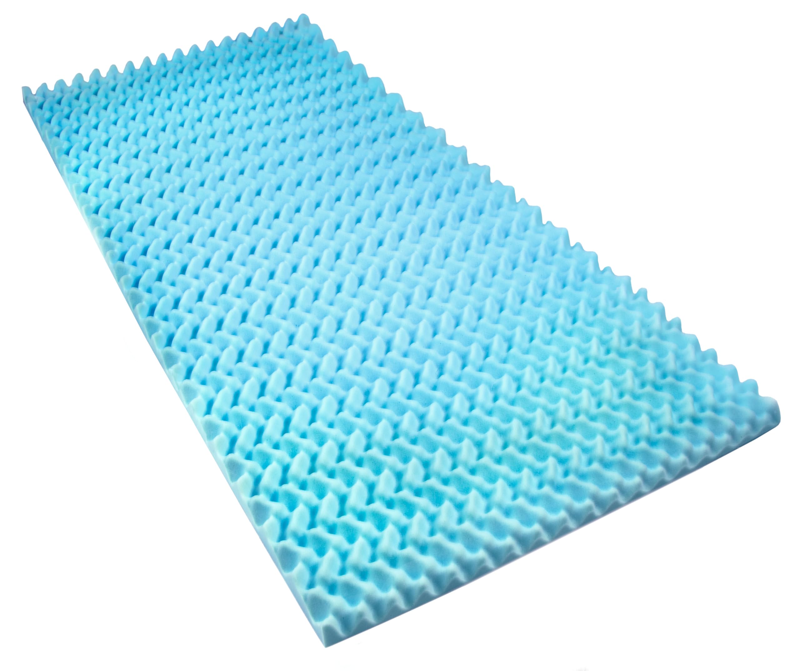 DMI Foam Mattress Topper, Egg Crate Foam Pad, Mattress Pad and Bed ...
