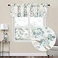 Amazon.com: Leeva Short Floral Curtains Valance for Bedroom, Vintage ...