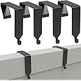 Amazon.com: KOPKIO 4 PCS Over The Door Hook Office Cubicle Hangers ...