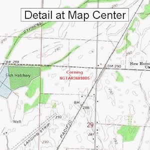 Amazon.com : USGS Topographic Quadrangle Map - Corning, Arkansas ...