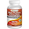 Amazon.com: Best Naturals Bee Pollen Complex 1000 mg 120 Tablets ...