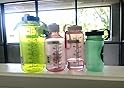 Amazon.com : Nalgene Mini-Grip Glow Green Water Bottle (12-Ounce ...