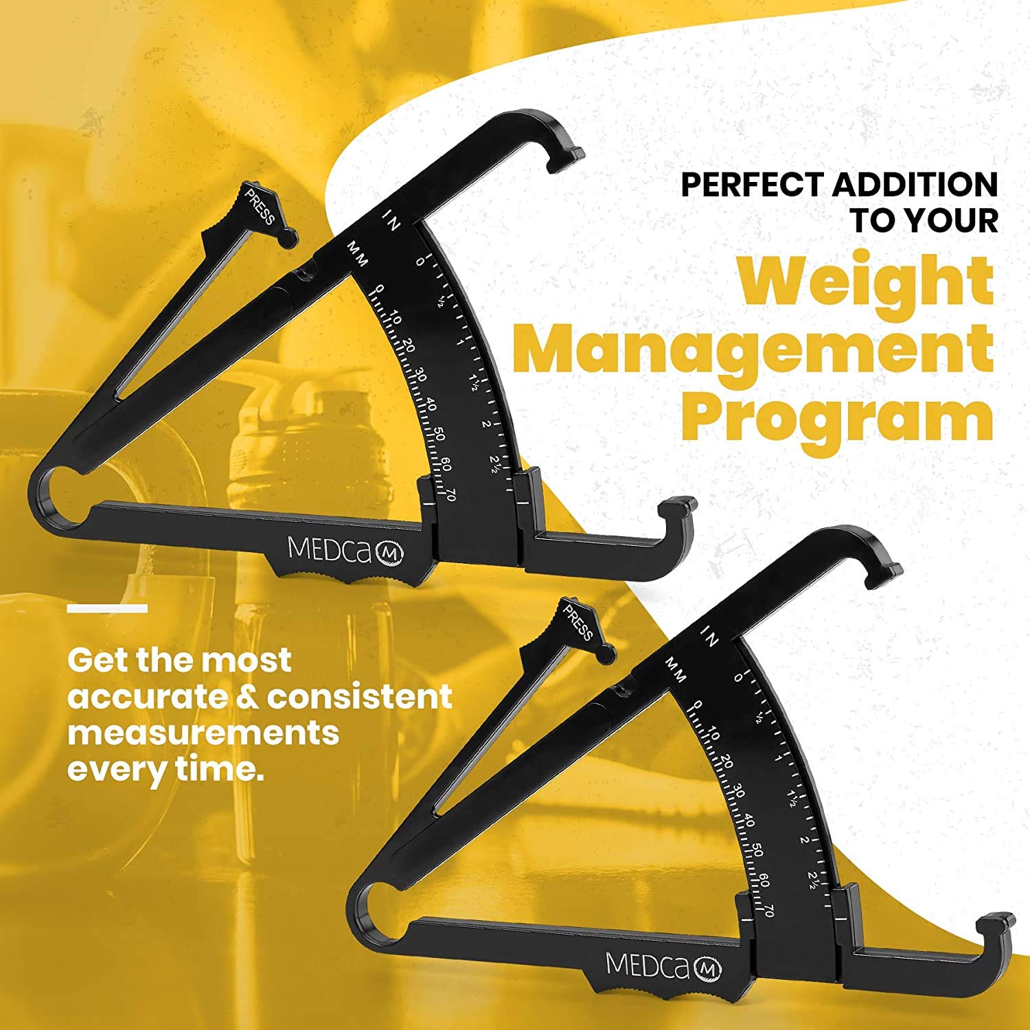 Mua Skinfold Body Fat Caliper - Skin Fold Body Fat Analyzer and ...