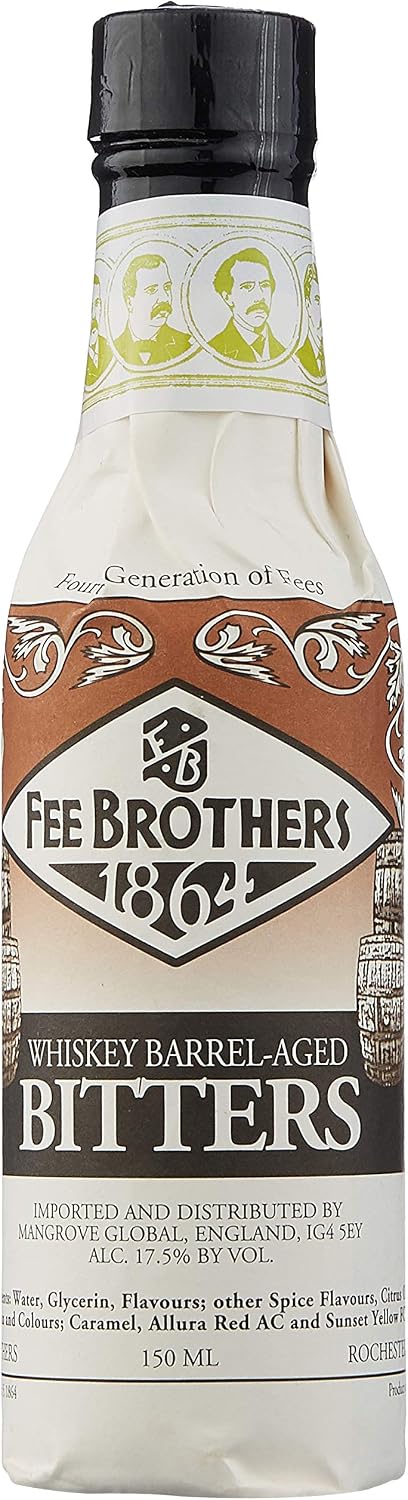 Fee Brothers Limited Whisky Barrel Aged Bitters, 15 cl: Amazon.co.uk ...