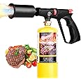 Amazon.com: Propane Cooking Torch Head Food Grill Torch Gun Charcoal Wood Grills Lighter ...