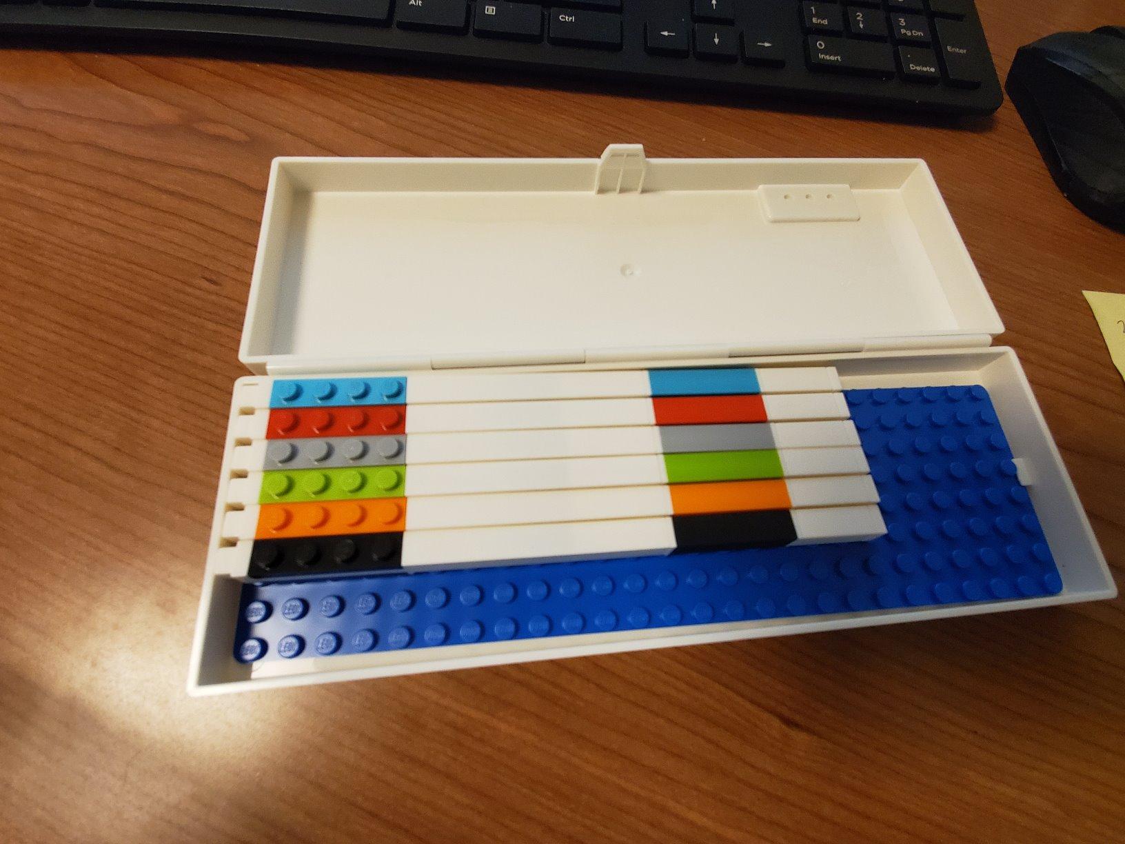 $3/mo - Finance Lego Stationery Pencil Box with Blue Brick | Buy Now ...