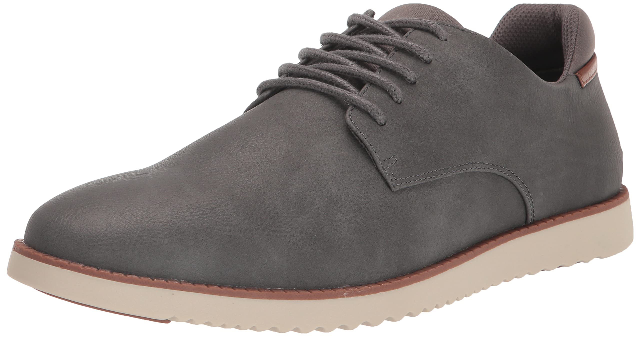 Dr. Scholl's Shoes Men's Sync Plain Toe Dress Casual Oxford, Dark Grey ...
