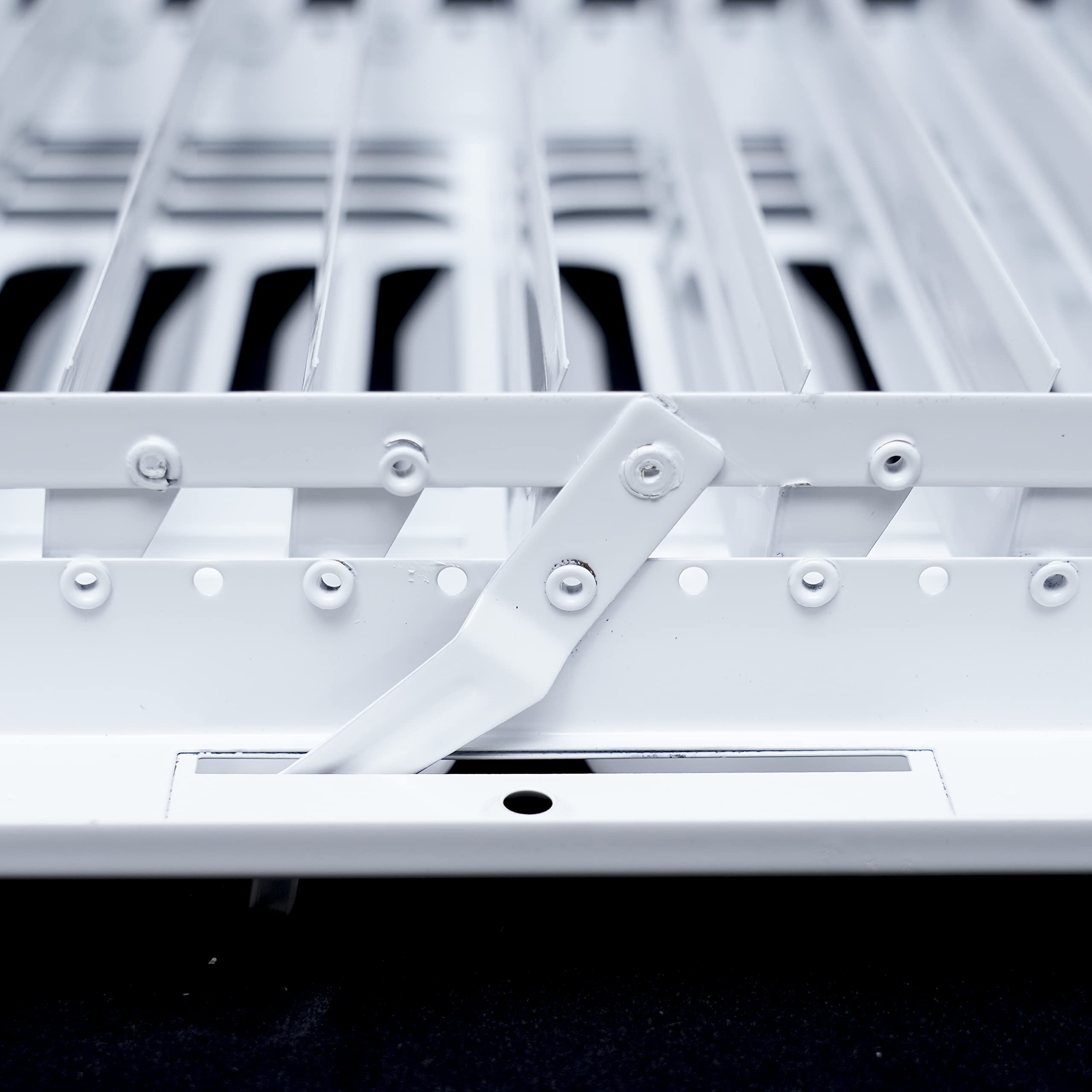 Fits 10x8 Duct Opening 3 Way Fixed Curved Blade Air Supply Diffuser By ...