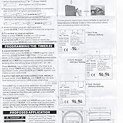 Frontier TM619H2 Digital Timer Programmable Time Switch with LCD 4 Pin ...