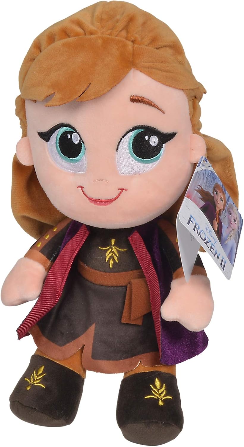 DISNEY FROZEN 2 CHUNKY ANNA 25CM SOFT TOY, Multicoloured, 25 cm - BigaMart