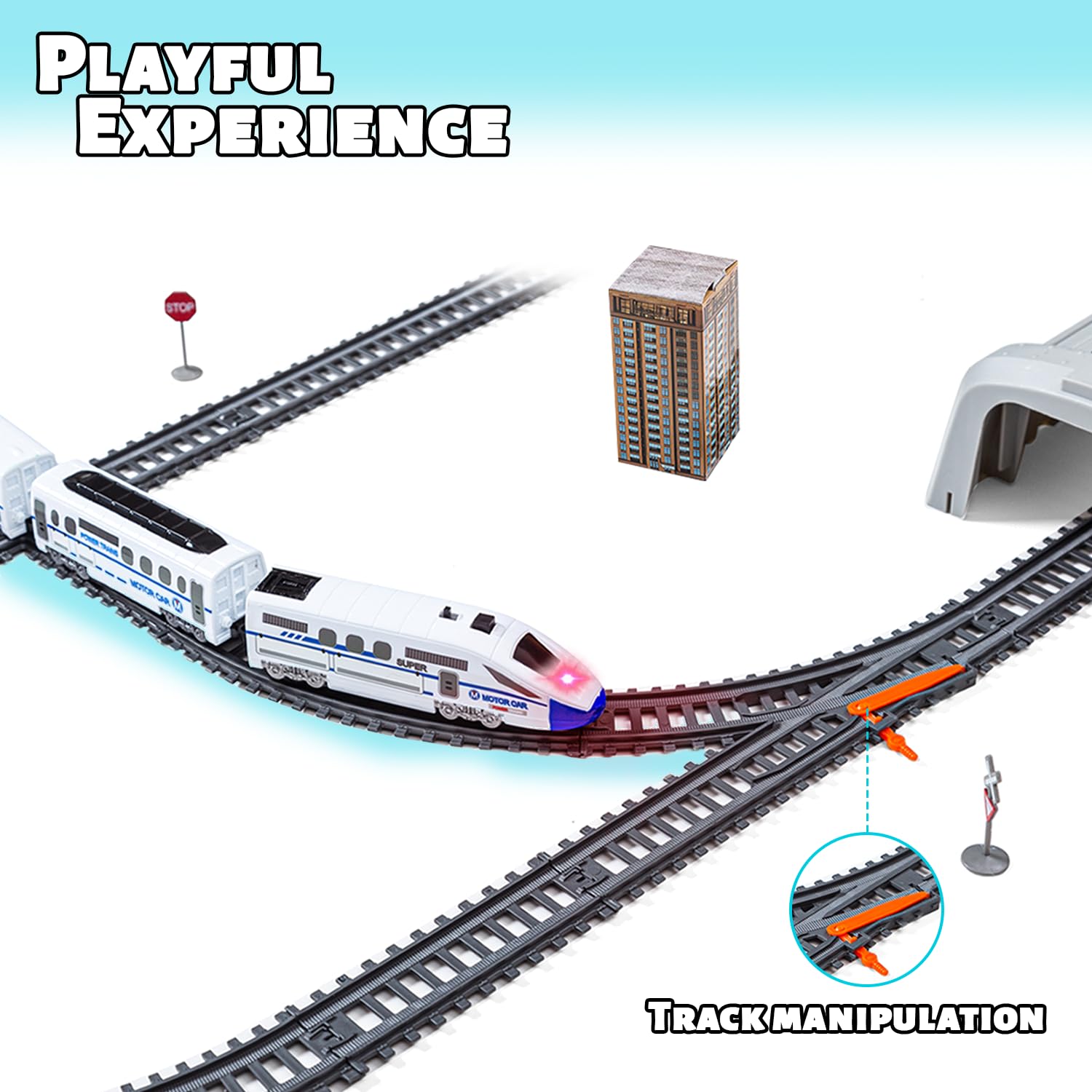 Mua Electric Train Set for Kids - High Speed Bullet Train with Tracks ...
