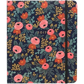 Amazon.com : Rifle Paper Co 17 Month Agenda 2017 (Planner) (Large, Rosa ...