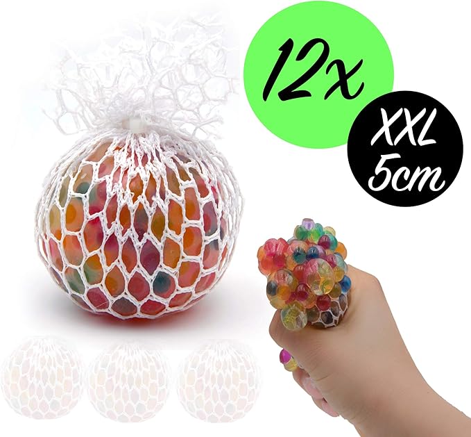 L+H 12x Anti-Stress-Ball Quetschball Regenbogen | hochwertig ...