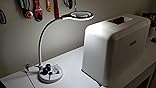 Amazon.com : Brightech LightView Pro Flex 2 in 1 Magnifying Desk Lamp ...