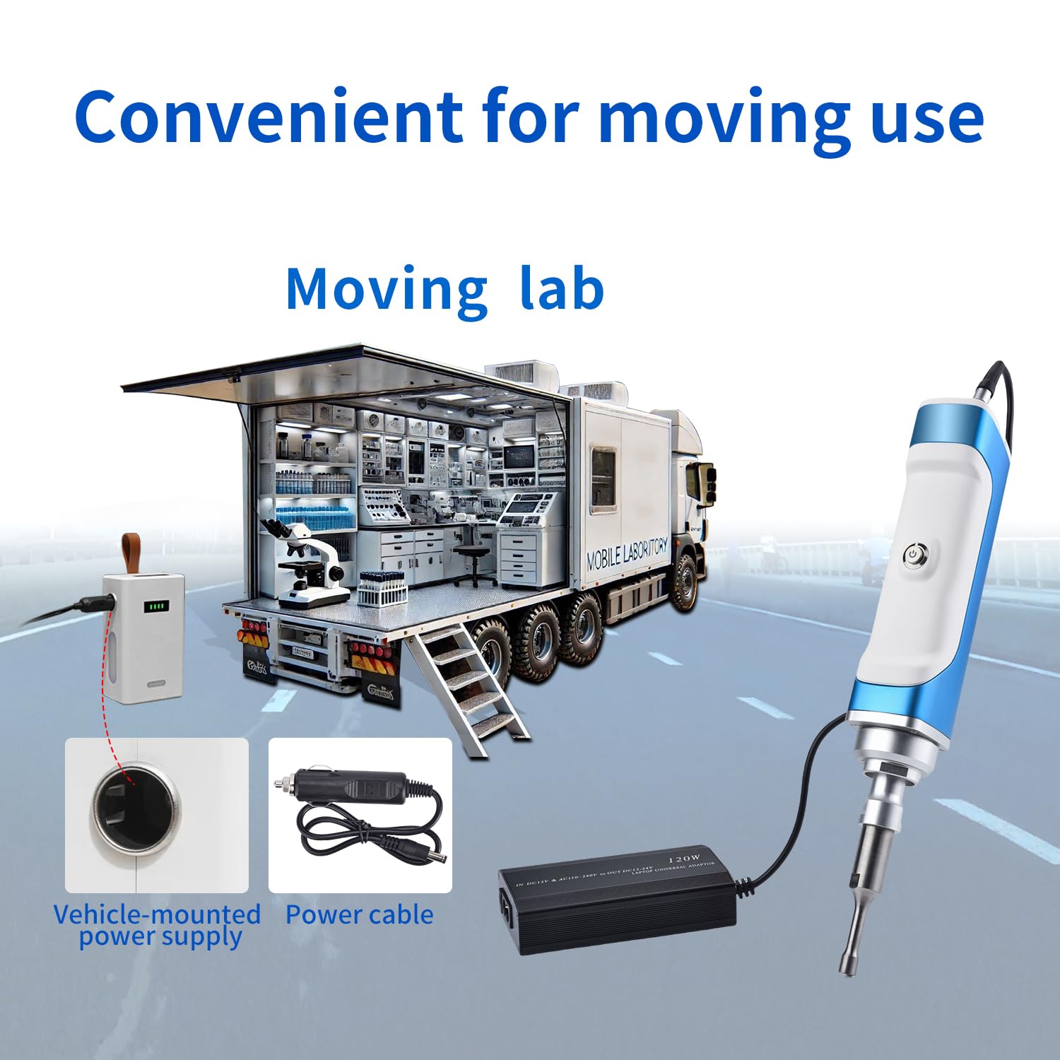 Mua +UXI Handheld Ultrasonic Homogenizer Lab Mini Cell Disruptor ...