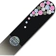 Amazon.com : Large Size Glass Nail File Hand Decorated with Swarovski ...