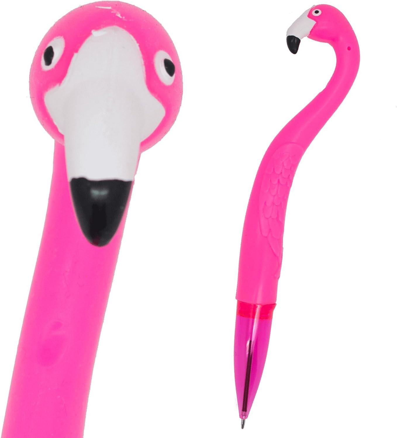 Gifton - Flamingo Gifts - Novelty Funny Wobbly Pink Pen Flamingo Bird ...
