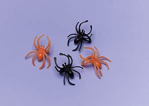 Amazon.com: amscan Spider Plastic Ring Party Supplies Black/Orange, 1 ...