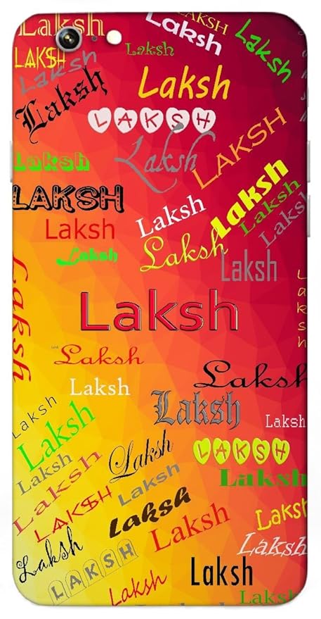 Laksh Name & Sign Printed All over customize: Amazon.in: Electronics
