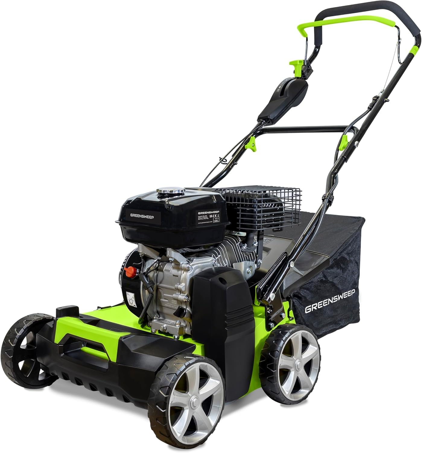 GreenSweep Pro Series - Gas Powered Artificial Grass Electric Sweeper ...