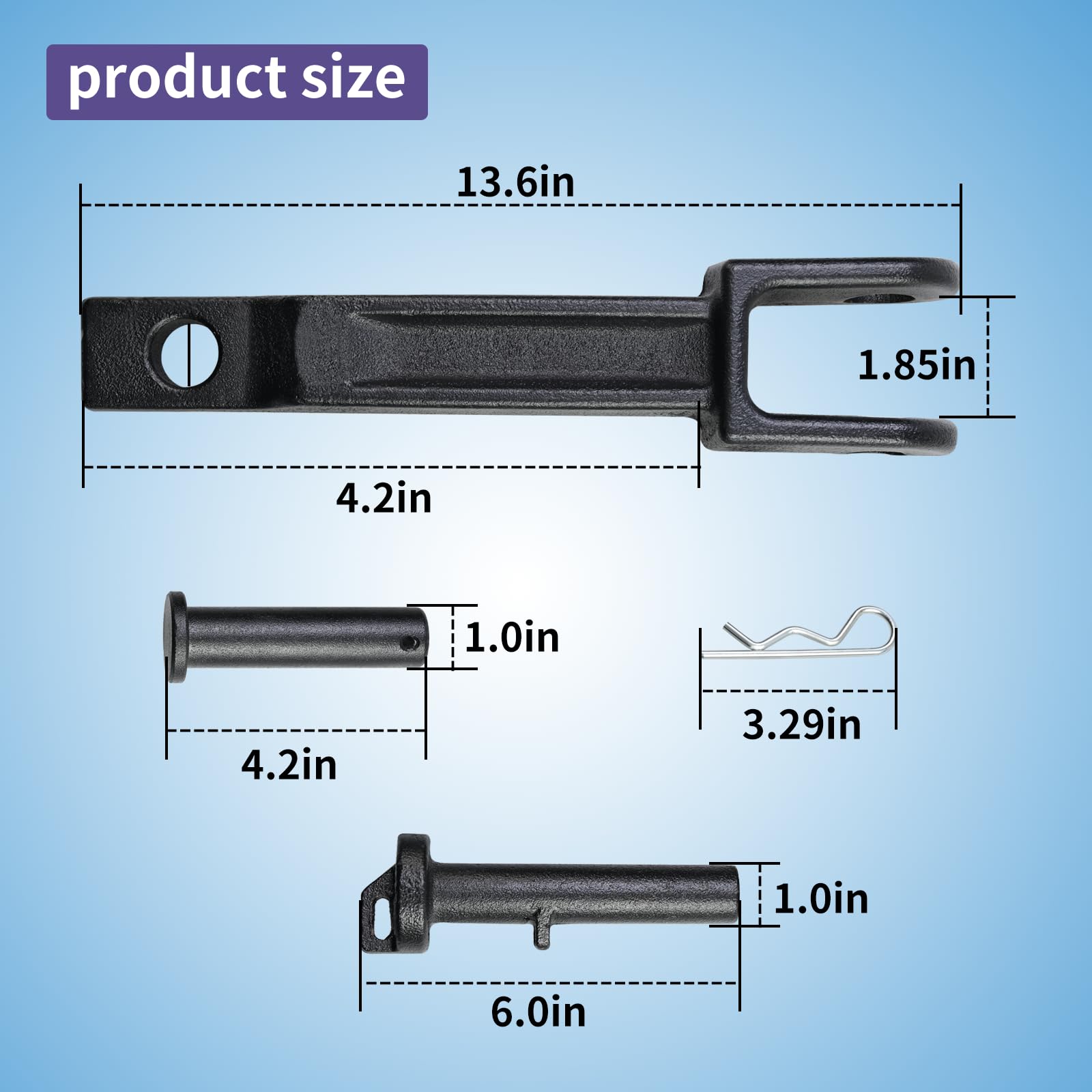 Mua Vanshly，A20-6014 Single Tow Hook Compatible with Peterbilt/Kenworth ...