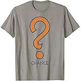 Amazon.com: Monopoly Clue Chance Question Mark Symbol Logo T-Shirt ...