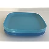 Amazon.com: SMALL Tupperware 4 Inch Square Plates, Children's Toy Size ...