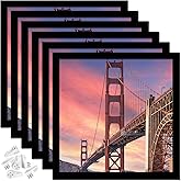 Amazon.com - Fxojyvo 9x9 Frame Set of 6, Black Picture Frame for 9 x 9 ...