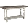 Amazon.com: Signature Design by Ashley Havalance Farmhouse Sofa Table ...