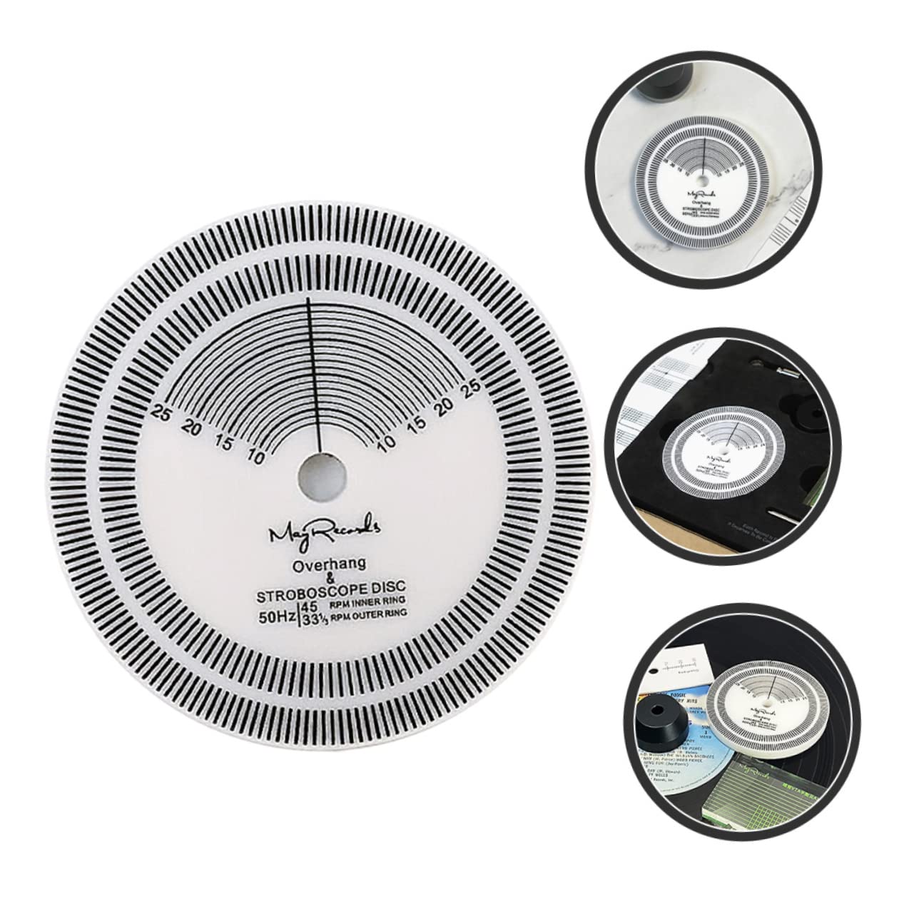 Mua FELTECHELECTR Vinyl Record Player Speed Vinyl Calibration Disc ...