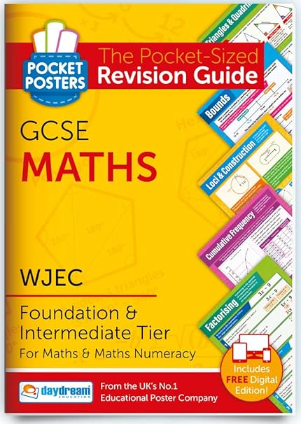 Amazon.com: WJEC GCSE Maths (Foundation and Intermediate) | Pocket ...