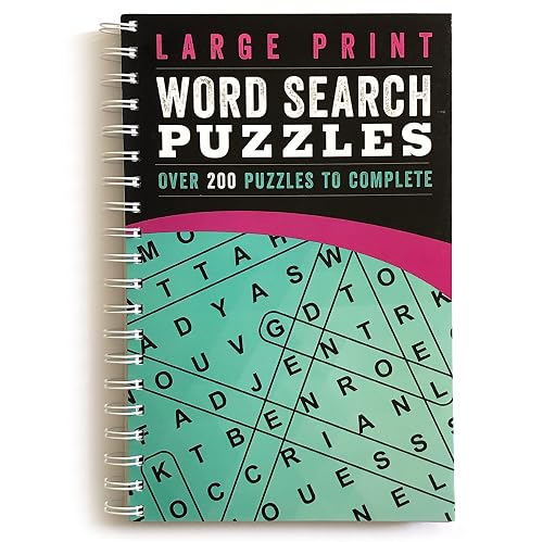 Large Print Word Search Puzzles: Over 200 Puzzles for Adults to ...
