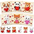 Amazon.com: JarThenaAMCS 6Pcs Valentine's Day Wooden Puzzles for Kids ...