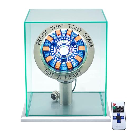 1:1 Arc Reactor Remote Control MK1 Model LED Light USB Interface Tony ...