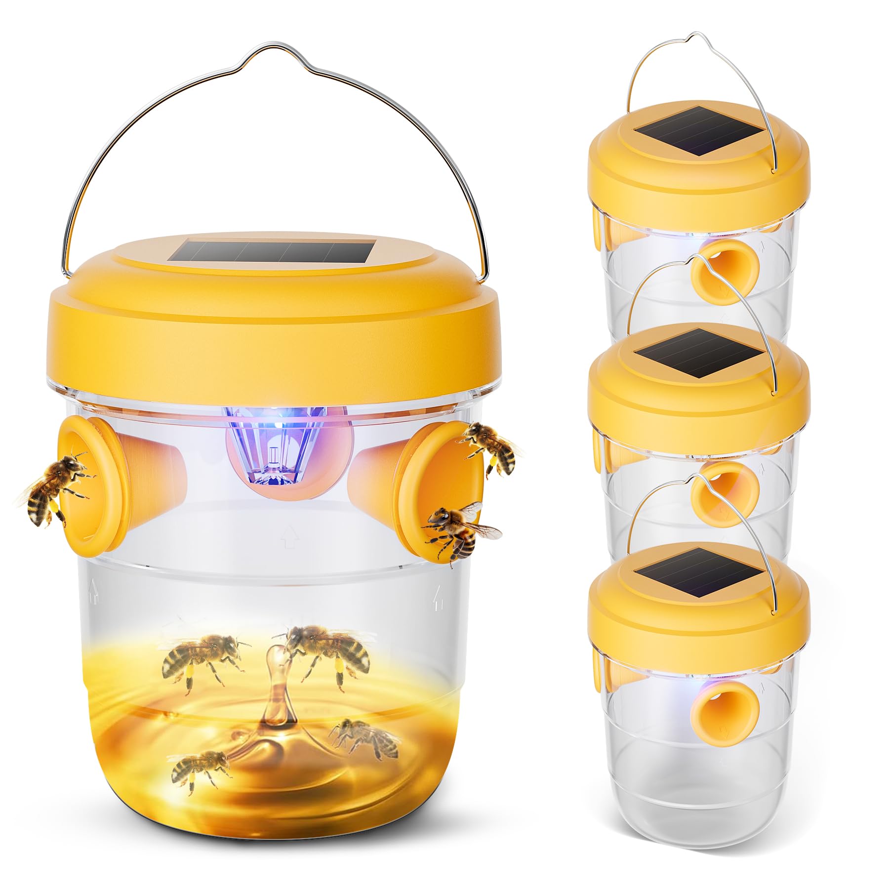 Mua Wasp Traps Outdoor Hanging, Solar Powered Bee Traps Wasp Deterrent ...