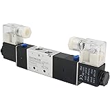 Amazon.com: Baomain Pneumatic Solenoid Air Valve 4V230C-08 DC 12V 5 Way ...