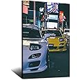 Amazon.com: XPFFF JDM Car Posters Canvas Art Painting Decor Wall ...
