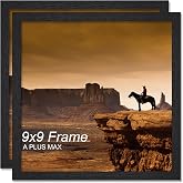 Amazon.com - Fxojyvo 9x9 Frame Set of 6, Black Picture Frame for 9 x 9 ...