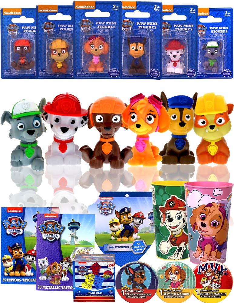 Buy DSE Limited Edition Nickelodeon 15pc Paw Patrol Mini Figurines ...