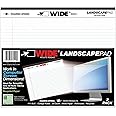 Roaring Spring Wide Landscape Pad, 11" x 9.5", 40 Lined Sheets, White ...