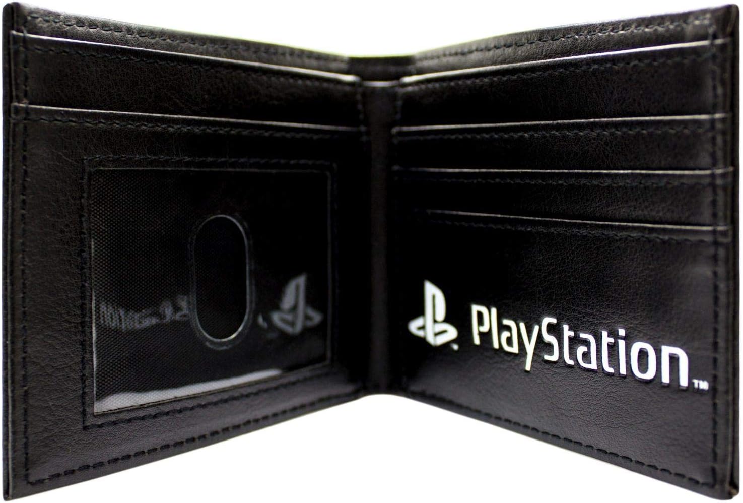 Sony Playstation Controller Black ID & Card Bi-Fold Wallet – BigaMart