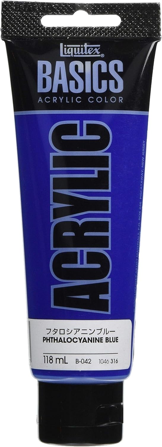 Amazon.co.jp | リキテックス アクリル絵具 リキテックス ベーシックス フタロシアニンブルー B-042 118ml | ホビー 通販
