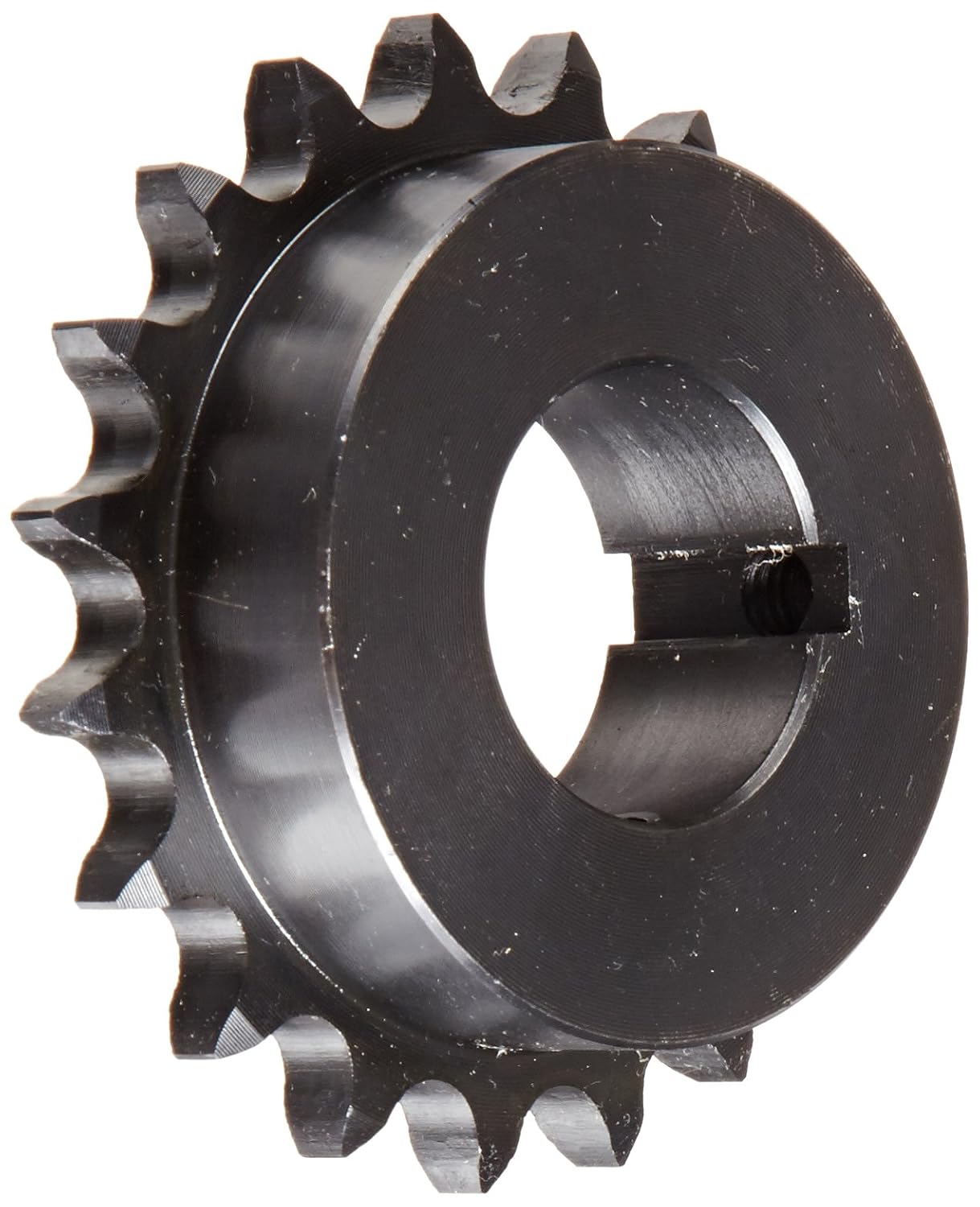 Tsubaki 40B19F-1D Finished Bore Sprocket, Single Strand, Hardened Teeth ...