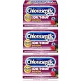 Amazon.com: Chloraseptic Max Strength Sore Throat Lozenges, Wild ...